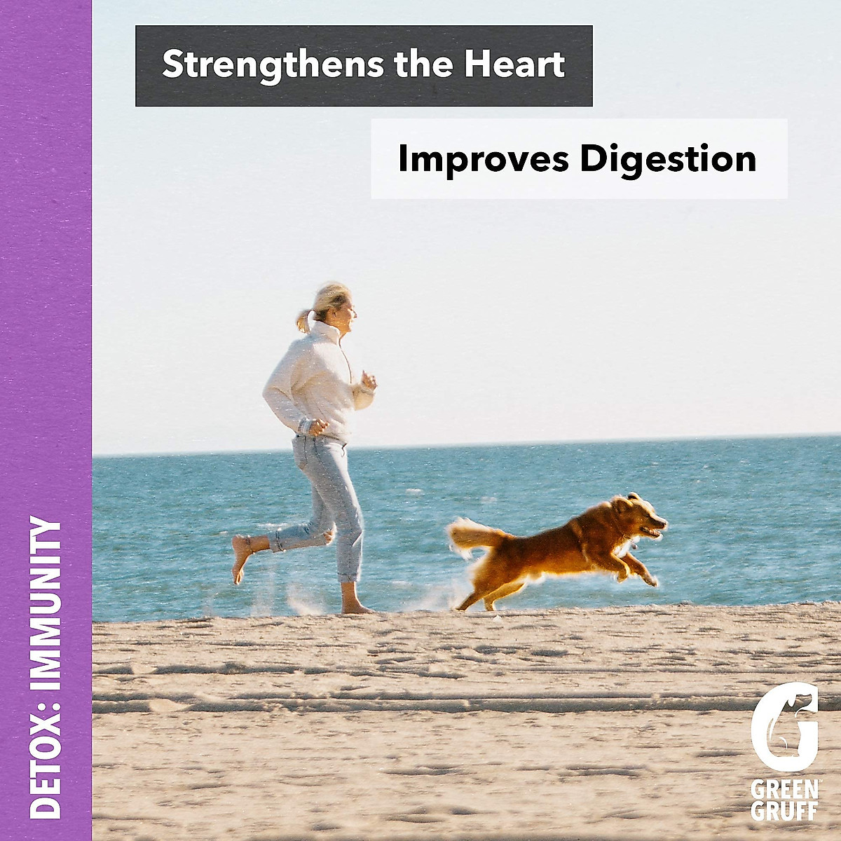 Green Gruff Dog Probiotics & Digestive Enzymes and Skin & Coat Supplement Bundle - Organic Dog Immune Supplement - Omega 3 Fish Oil for Dogs - Dry Skin, Shedding, Dog Itch ReliefMade in USA