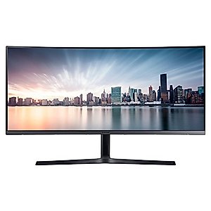 Samsung C34H890WJN - 34 Inch (3440 x 1440) WQHD UltraWide Professional LED Curved Monitor (Renewed)