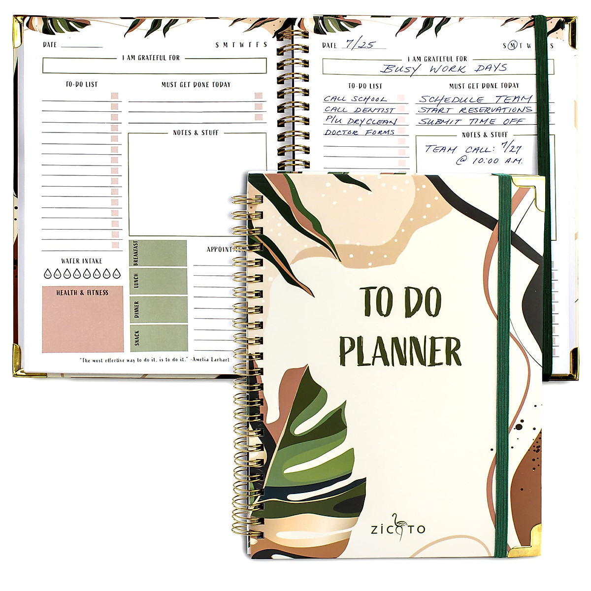 Simplified To Do List Planner Notebook - Easily Organize Your Daily Tasks And Boost Productivity - The Perfect Daily Journal And Undated Office Supplies Checklist For Women…