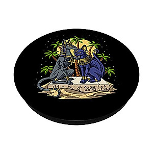 Anubis Bastet Egyptian Gods Ancient Egypt Mythology Deity PopSockets Swappable PopGrip