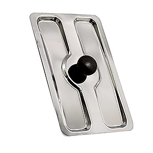 UOIENRT Toaster Dust Cover, Stainless Toaster Appliance Top Cover, Steel Electric Bread Maker Upper Cover for Bread Machine