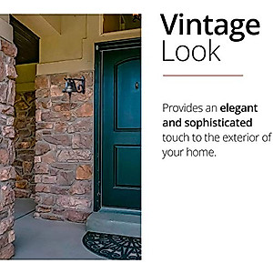 NACH JS-90-091 Classic Fine Cast Iron Rustic Hanging Doorbell, 8.5 x 5 x 6.5 Inches, Small, Black