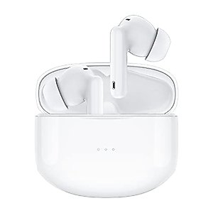 Wireless Earbuds Bluetooth Headphones with Charging Case,Noise Cancelling,Touch Control,40H Playtime with Built-in Microphone,Compatible with iPhone& Android,IPX7 Waterproof for Sport and Work (white)