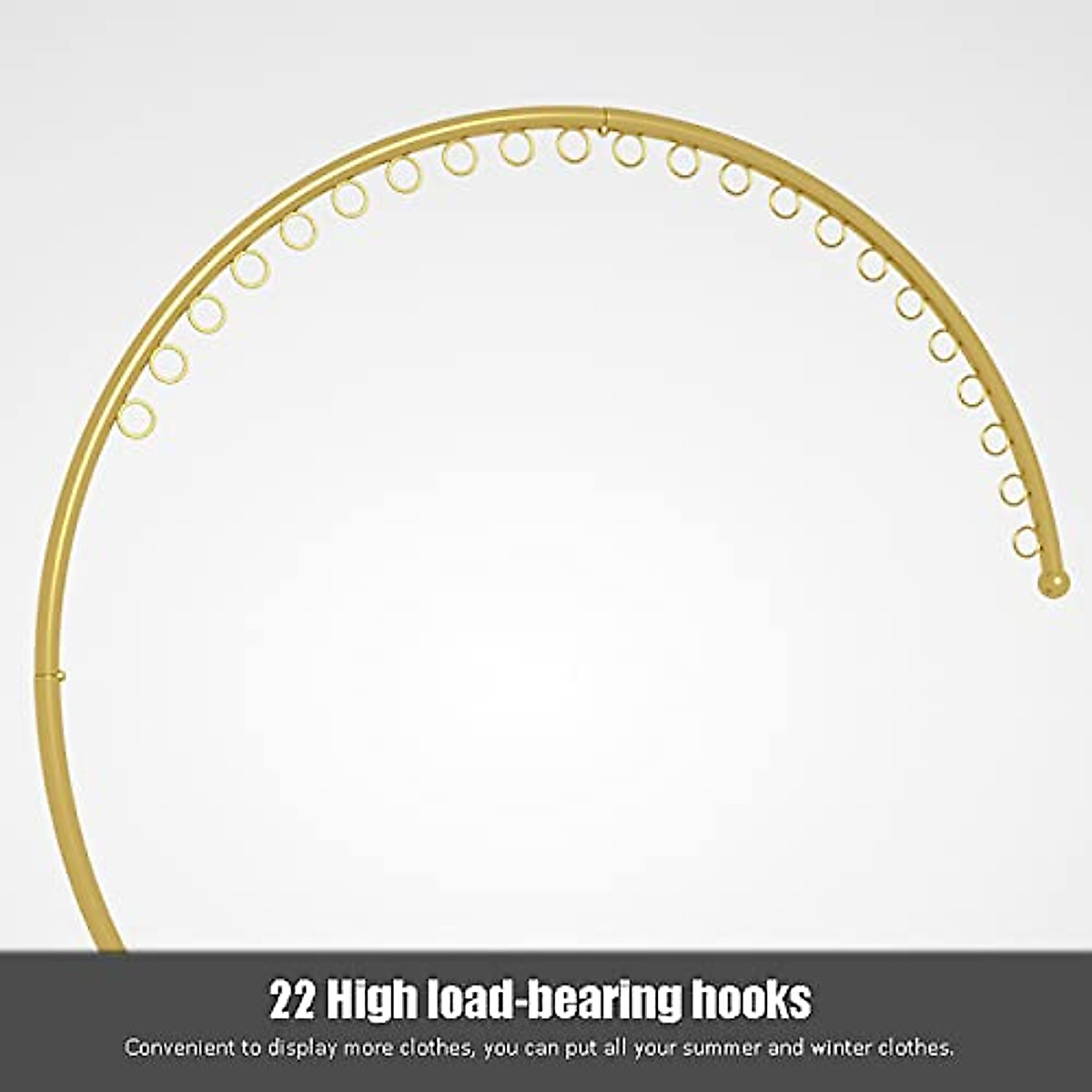 QQXX Commercial Metal Clothing Rack,Industrial Freestanding Clothing Racks Retail,Round Clothes Rack with Hooks,Modern Garment Rack Coat Rack for Hanging Clothes Clothing Displays