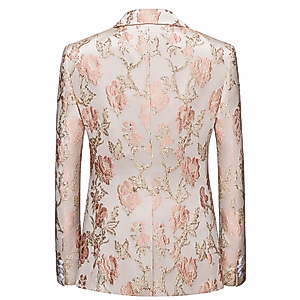 Gwenhwyfar Pink Suit for Men, Prom Suits for Men Slim Fit, Jacket Vest Pants for Wedding Dressy 3 Pieces