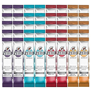 Variety Pack Gatorade Zero - Gatorade Powder - Gatorade Zero Powder Packets - Gatorade Powder Packets - Gatorade Packets - Gatorade Powder Zero - Gatorade Zero Sugar - Gatorade Powder Mix Variety - Monocorn Products (40)