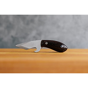 Middleton Made Knives Brew Shucker - Oyster Knife with Bottle Opener - Handmade Oyster Shucker - Oyster Shucking Knife - Made in the USA