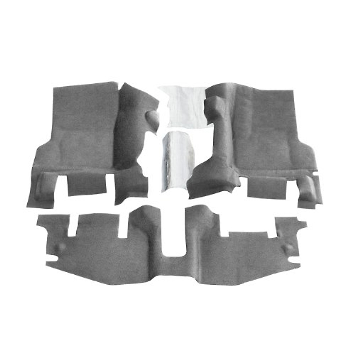 BedRug Jeep Kit - BedTred BTTJ97F fits 97-06 WRANGLER TJ/LJ FRONT 3PC FLOOR KIT (WITH CENTER CONSOLE) - INCLUDES HEAT SHIELDS