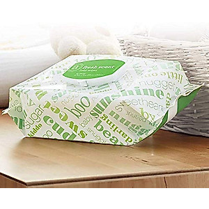 Amazon Elements Baby Wipes, Fresh, 80 Count, Flip-Top Packs