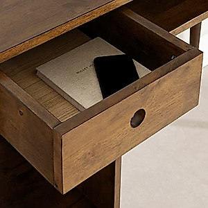 South Shore Kodali Computer Desk, Natural Walnut