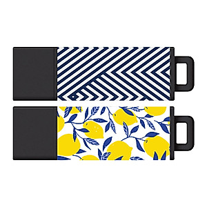 Centon DataStick Pro2 USB 2.0 Flash Drives, Assorted Colors, Pack Of 2 Flash Drives, C1-IPU2T32G2-5