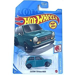 Hot Wheels - Custom '70 Honda N600 - J-Imports - Green
