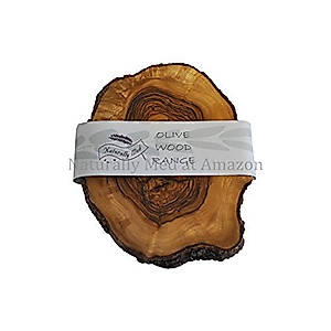 Naturally Med Olive Wood Rustic Trivet