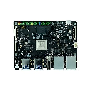 youyeetoo StarFive VisionFive2 RISC-V Single Board Computer, 4G Early Bird, StarFive JH7110 with RISC-V U74, Dual LAN Port with 2 x 1Gbit (Version B)