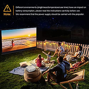 HD Projector with WiFi and Bluetooth- XOPPOX 1080P Native Video Projector for Outdoor Movies with 100'' Screen, Home Theater Wireless Projector Compatible with HDMI/USB/Laptop/PC/ PS4/smartphones