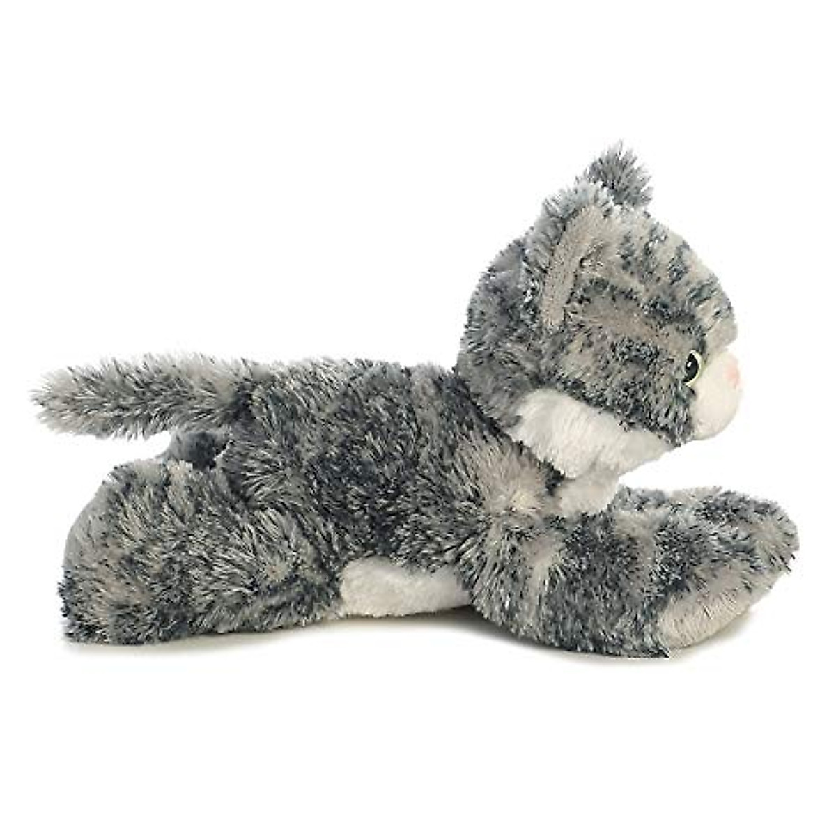 Aurora® Adorable Mini Flopsie™ Lily™ Stuffed Animal - Playful Ease - Timeless Companions - Gray 8 Inches