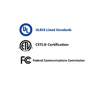 True Induction TI-2B Built-in Double Burner Induction Glass Cook-Top 120V Black