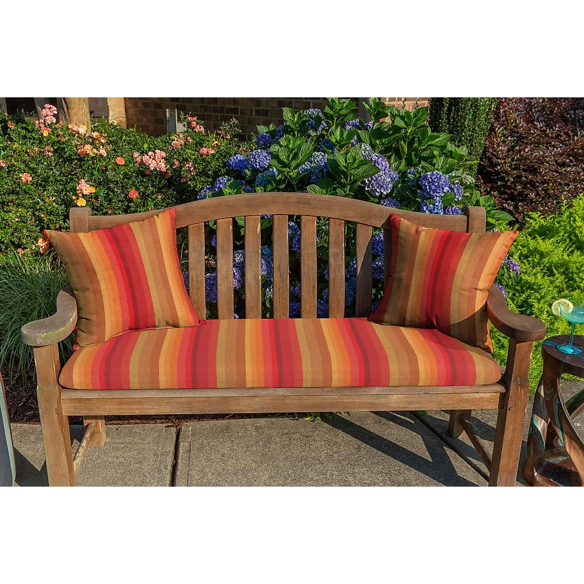 Naturesroom Sunbrella Outdoor Pillows for Patio Furniture - 16" W x 16" L x 6" T, Waterproof Throw Pillow with Comfort, Style & Durability Designed for Outdoor Living - Made in The USA