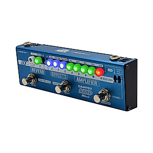 VALETON Dapper Amp Mini Digital Modeling Preamp Amplifier Modeler Guitar Multi-Effects Pedal with Chorus Delay Tremolo Reverb
