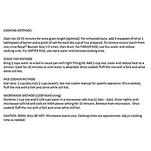 Authentic Royal Basmati White Rice, 15 lbs