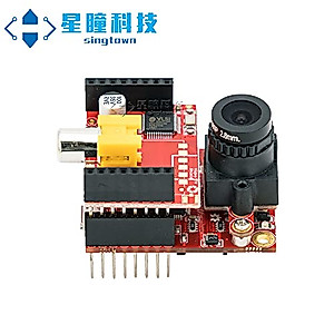 OpenMV TV Shield, SingTown, NTSC Video Transmit AV Monitor, Apply to OpenMV Cam H7 Plus, OpenMV Cam H7, OpenMV Cam M7, OpenMV Cam H7 R2
