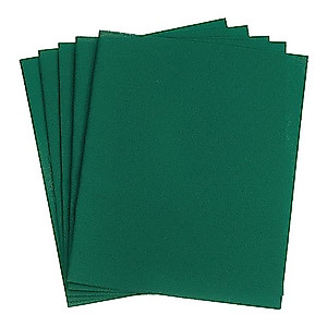 HARFINGTON 14 Count Cross Stitch Cloth 12 by 20 Inch Cross Stitch Fabric 5PCS Classic Reserve Embroidery Cloth for Craft Embroidery, Handmade Needlework, DIY Handicrafts, Grass Green