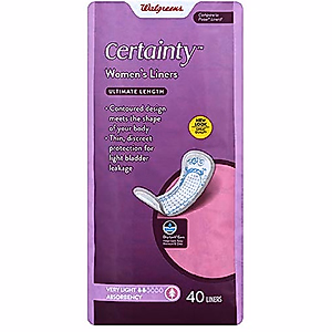Walgreens Certainty Women's Liners, Very Light Absorbency, Ultimate Length 40 ea (4)