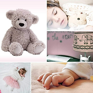 GUND Dijon Grey Teddy Bear 17 inch Plush Furry Stuffed Animal