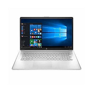 HP 2021 17.3" HD+ Touchscreen Laptop, AMD Ryzen 5-5500U(6-core) Processor, 12GB DDR4 RAM, 1TB HDD, AMD Radeon Graphics, HD Audio, HD Webcam, Numeric Keypad, HDMI, Win10, Silver, 32GB USB Card