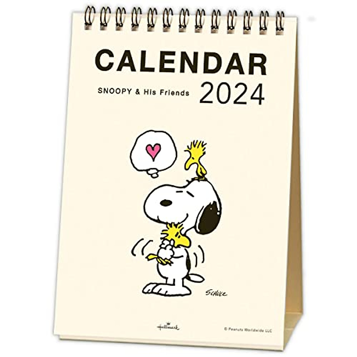 Hallmark 824-389 Japan Hallmark Snoopy 2024 Calendar Desktop Vertical