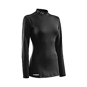 Under Armour Women's UA ColdGear® Authentic Mock XL Black
