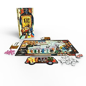 The A.R.T. Project | Cooperative Strategy Board Game | Card Drafting, Zone of Control Game | Coop and Solo Play for Adults and Teens | Ages 12+ | 1-6 Players | 45 Minute Play Time