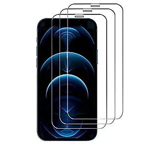 Acediar Tempered-Glass Screen Protector for iPhone 12 Pro Max 【6.7" 3-Pack】 High-Definition Glass Screen Protector for iPhone 12 Pro Max 2020 [Anti-Scratch][Bubble Free] Work Most Case
