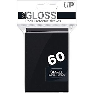 Ultra Pro Card Supplies Deck Protector Sleeves, Black, 60 Count