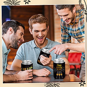 Umigy 24 Pcs 48 Pcs 30th Birthday Can Sleeve to 30 Years Can Neoprene Cooler 30th Birthday Decorations Party Favors Party Supplies Gift for Men Women