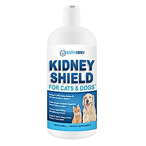 Dog and Cat Kidney Support, Canine Feline Renal Health Support Supplement For Normal Kidney Function, Creatinine, Detox, Urinary Track Cleansing, Best Kidney Stuff, Improve Pets Alive an Kidney Health