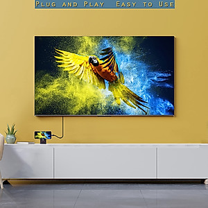 USB C to HDMI Cable 4k 6ft, USBC to HDMI Adapter for Monitor, HDMI to USB C Connector ChromeBook, USB-C to HDMI Cord for Mac MacBook pro 2022 iPad 2021 Surface Pro 8 VivoBook Flip 14 Aspire 5 etc