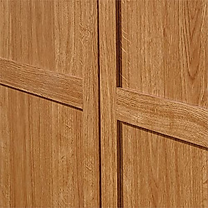 Sauder Storage Cabinet, Highland Oak Finish