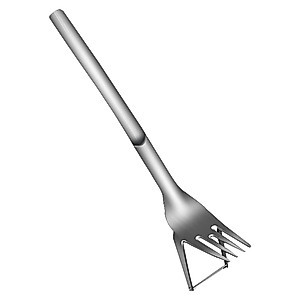 UPKOCH Vegetable Slicer Household Gadgets Stainless Steel Watermelon Slicer Fork: Watermelon Cutter Fruit Cutting Fork Vegetable Corer Cuber Carving Tool for Melon Home Tools Veggie Slicer