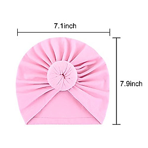 sockfun Baby Girl Headbands Baby Girl Beanie Newborn Girl Hats, Baby Girl Turban Top Knot Hat Baby Girls' Hats & Caps Baby Knot Headbands