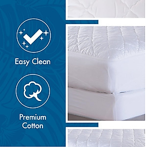 Tommy Bahama Triple Protection Stain Release Waterproof Mattress Pad Twin XL