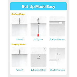 Sunco Linkable LED Utility Shop Light, 4500 LM, 5000K Daylight, 4 FT, 48 Inch Integrated Fixture for Garage, 40W Equivalent 150W, Surface + Suspension Mount, White