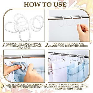 Thanksgiving Shower Curtain Set Fall Pumpkin Shower Curtain Sets 4 Pcs Autumn Waterproof Polyester Bath Curtains with Hooks Non Slip Rug Toilet Lid Cover and Bath Mat Bathroom Decor Set, 72" x 72"