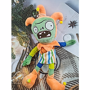 12" Plants and Zombies Jester Plush Zombies Toys Normal Zombies PVZ Plushies 1 2 Stuffed Soft Doll Jester Zombies New