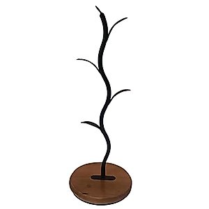 Coffee Mug Holder, Mug Holder Tree, Leaf Mug Tree for Counter, Vintage Mug Rack, Tea Cup Storage Rack Countertop, Organizer for Counter, Coffee Bar Accessory & Kitchen Décor Storage Stand