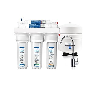 Reverse Osmosis Water Filtration System | 5 Stage Under Sink Fluoride Reducing RO Water Filter | 100 GPD