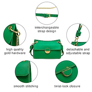 Scarleton Cross Body Bag, Purses and Handbags, Slim Cross Body Purse, Women’s Crossbody Handbags, Travel Bag Small, H2090_13 - Green