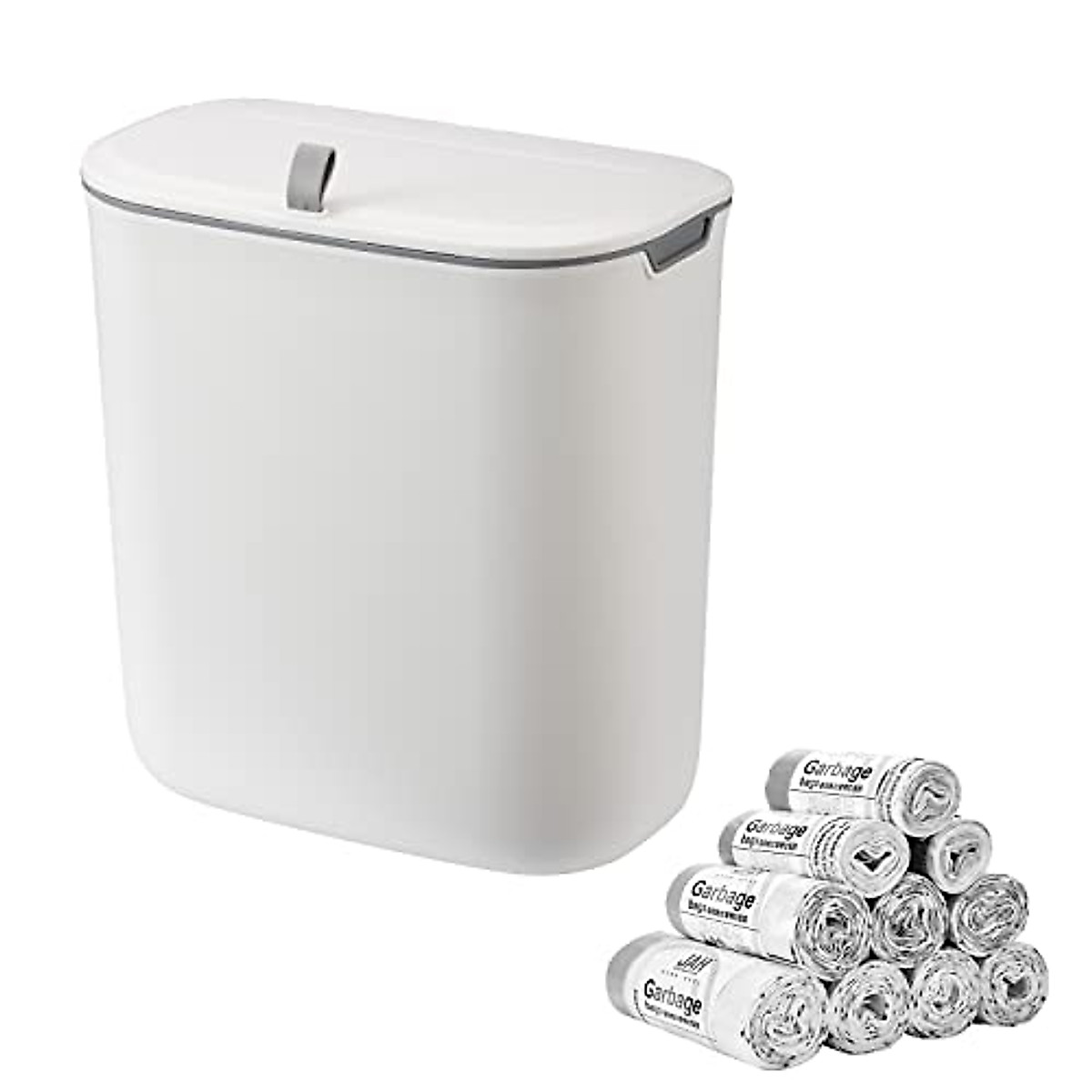 ELPHECO Bundles of Trash Can & 10 Rolls Trash Bags