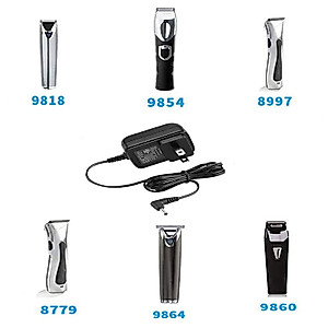 Shaver Charger for Wahl S003HU0420060 9854 9818 9818L 9876l 9854l 9864 Shaver Groomer-Clipper 9867 97581 Replacement Wahl Razor Trimmer Power Cord Supply