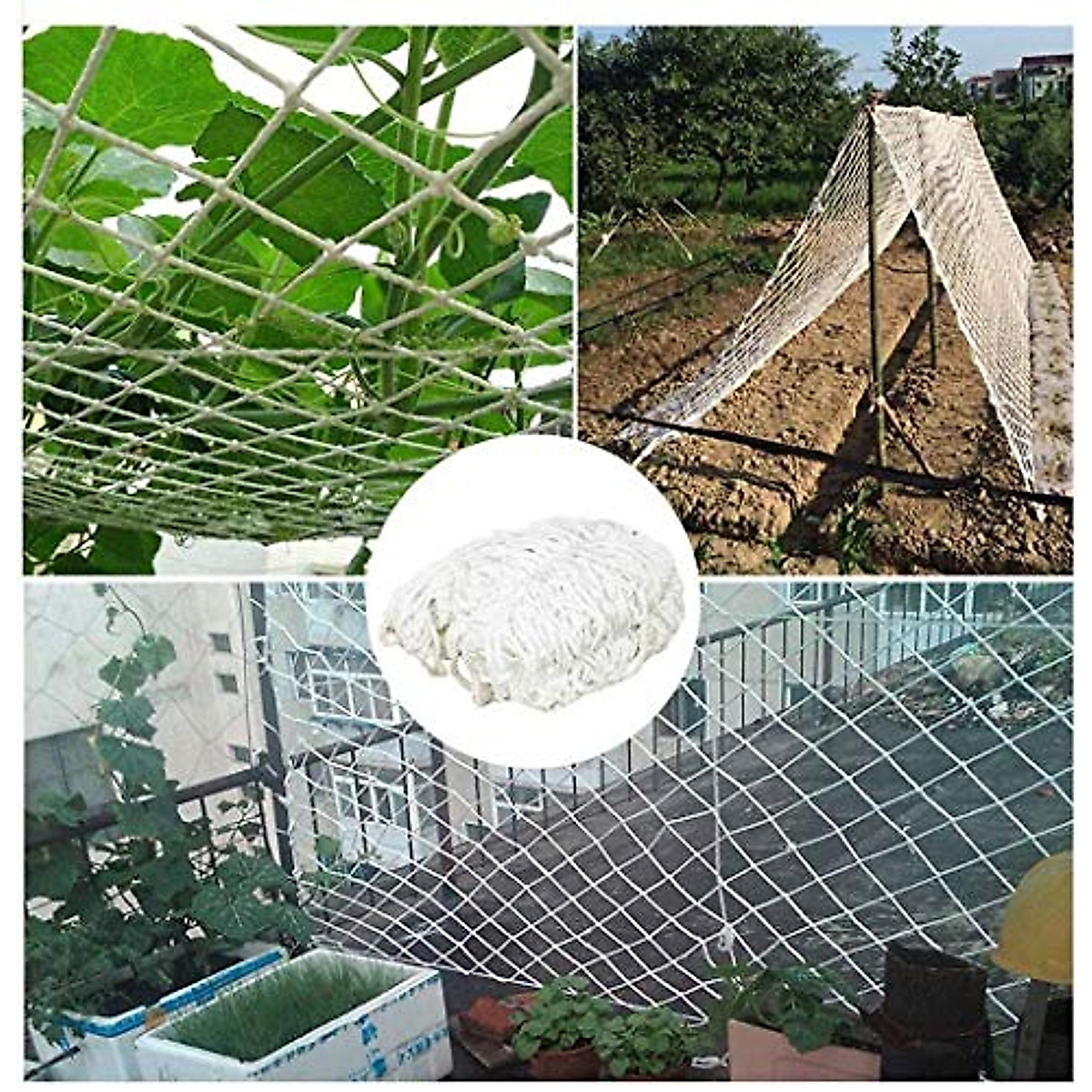 SJIAMJJ Hemp Rope Net Child Safety net Cargo Net, Cat Safety Net, Child and Baby Anti-Fall Net, Safe Railway Net, Car Net, Balcony, Stairs, Railing, Fence, Terrace 1x3m (Size : 45M(1316ft))